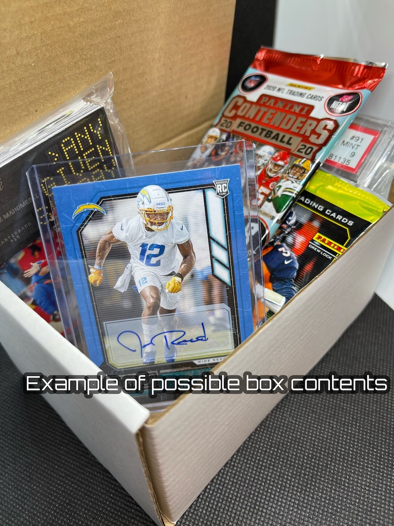 NFL Football Blaster Mystery Hit Box - Get 1 Hit, 2 Packs, and 1 Graded ...