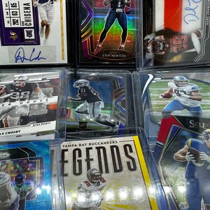 THE HOBBY Box Football - 5 Packs, 2 Graded Cards, 4 Hits (1 Autograph ...
