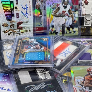 THE HOBBY Box Football - 5 Packs, 2 Graded Cards, 4 Hits (1 Autograph ...