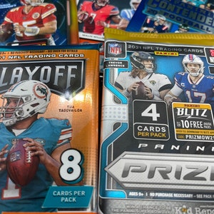 THE HOBBY Box Football - 5 Packs, 2 Graded Cards, 4 Hits (1 Autograph ...