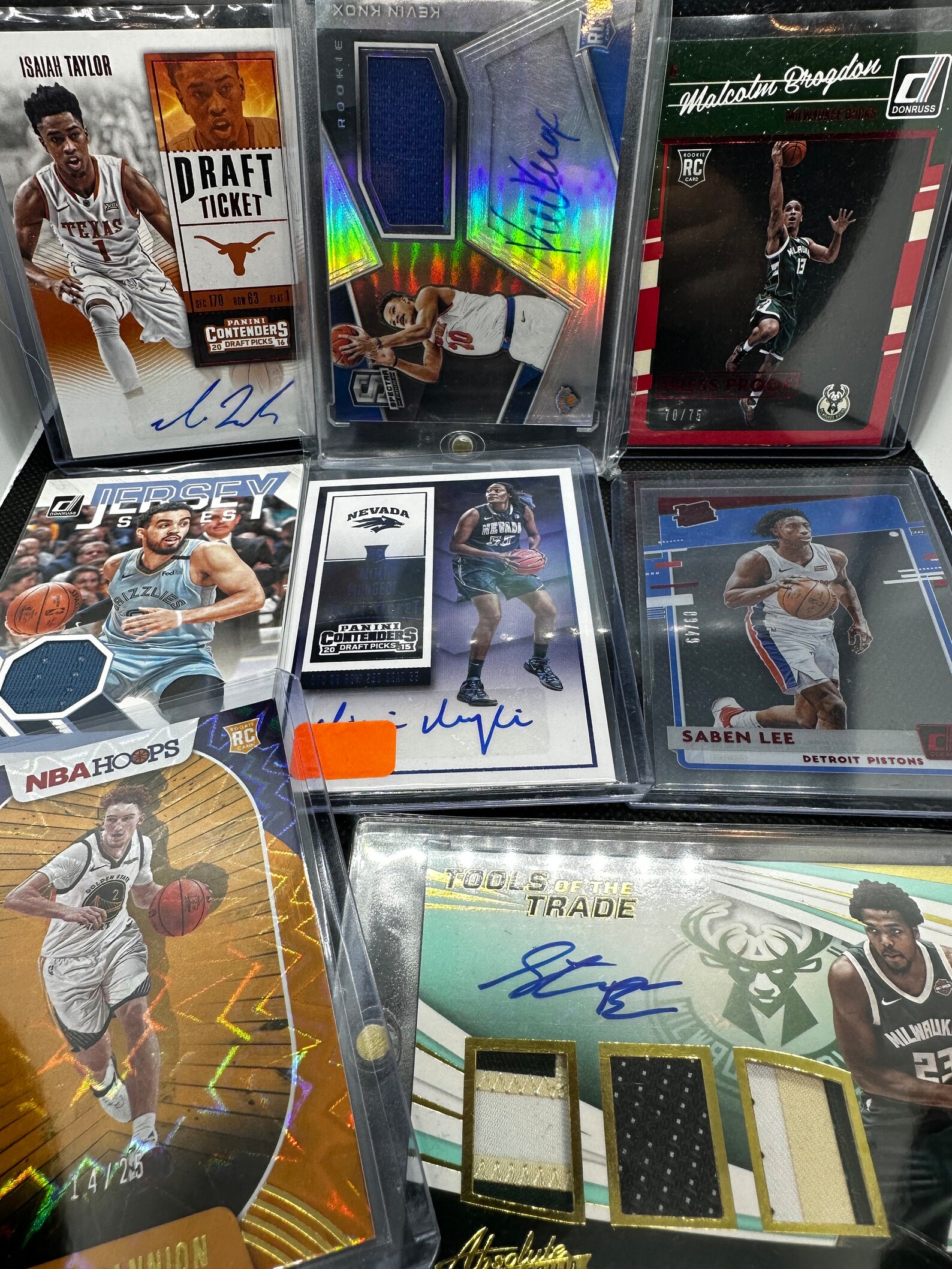 The HOBBY BOX NBA Basketball - 5 Packs, 2 Graded Cards, 4 Hits (1 ...