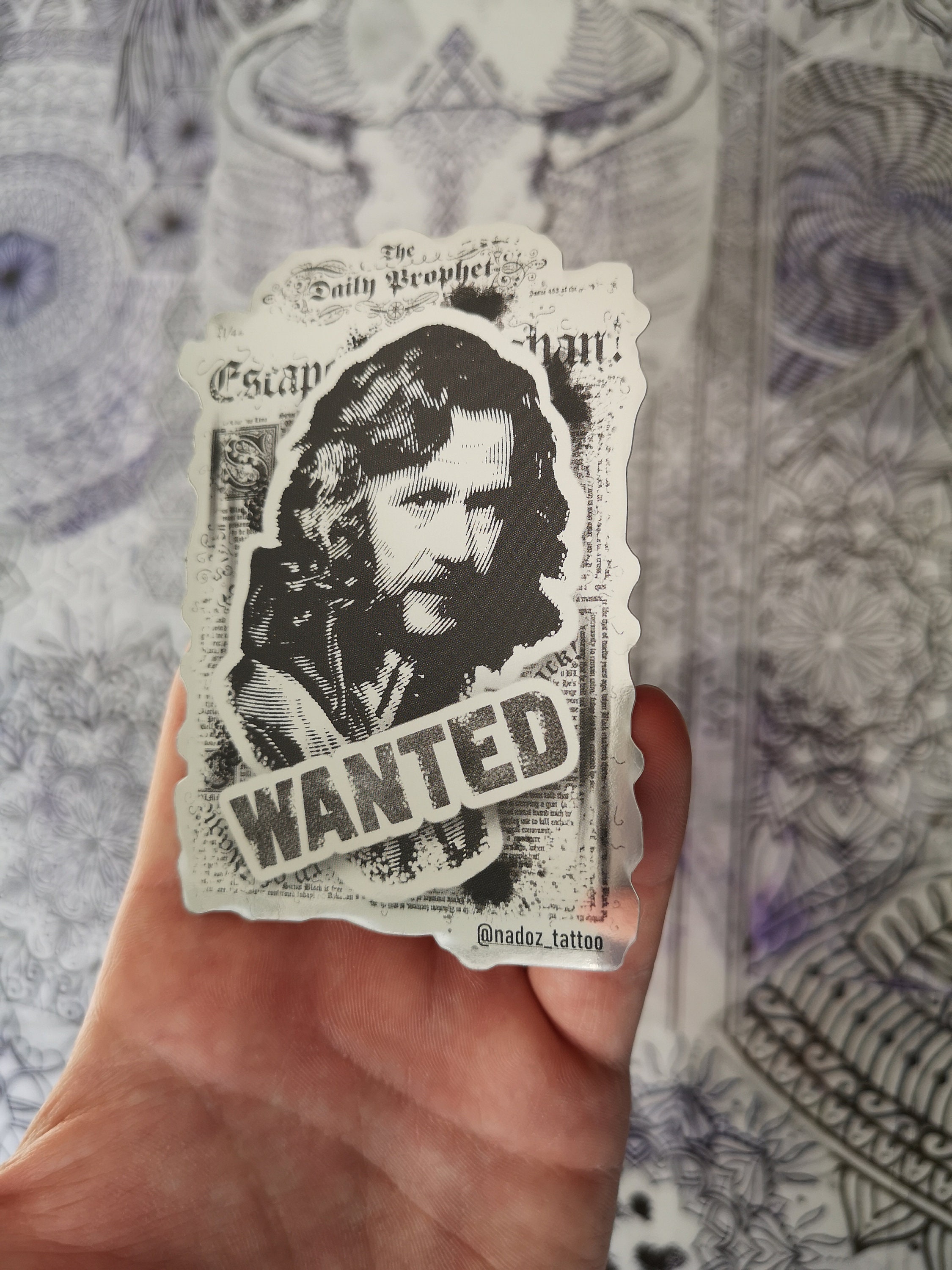 Sirius Black Sticker Mirror - Etsy UK
