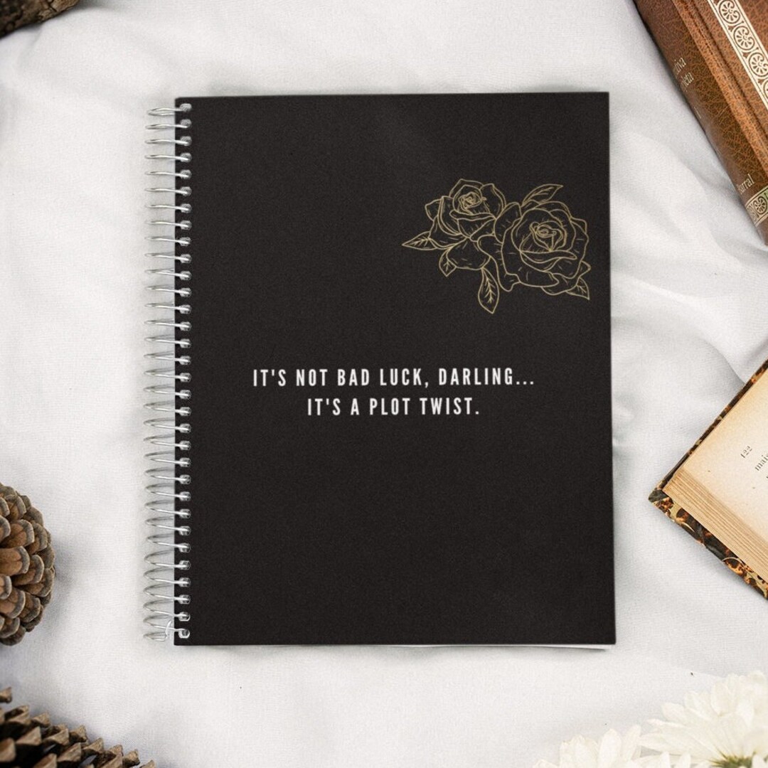 It's Not Bad Luck Spiral Notebook Dream Journal Goal Journal Goal ...