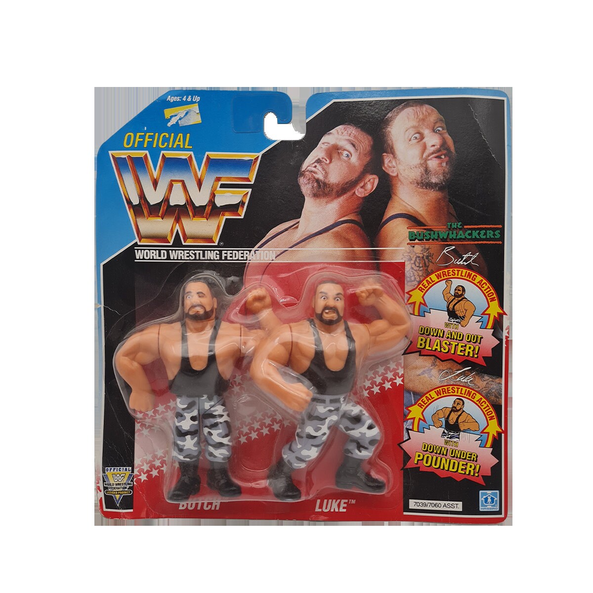 WWF Wrestling the Bushwackers 1991 Hasbro MIB - Etsy Canada