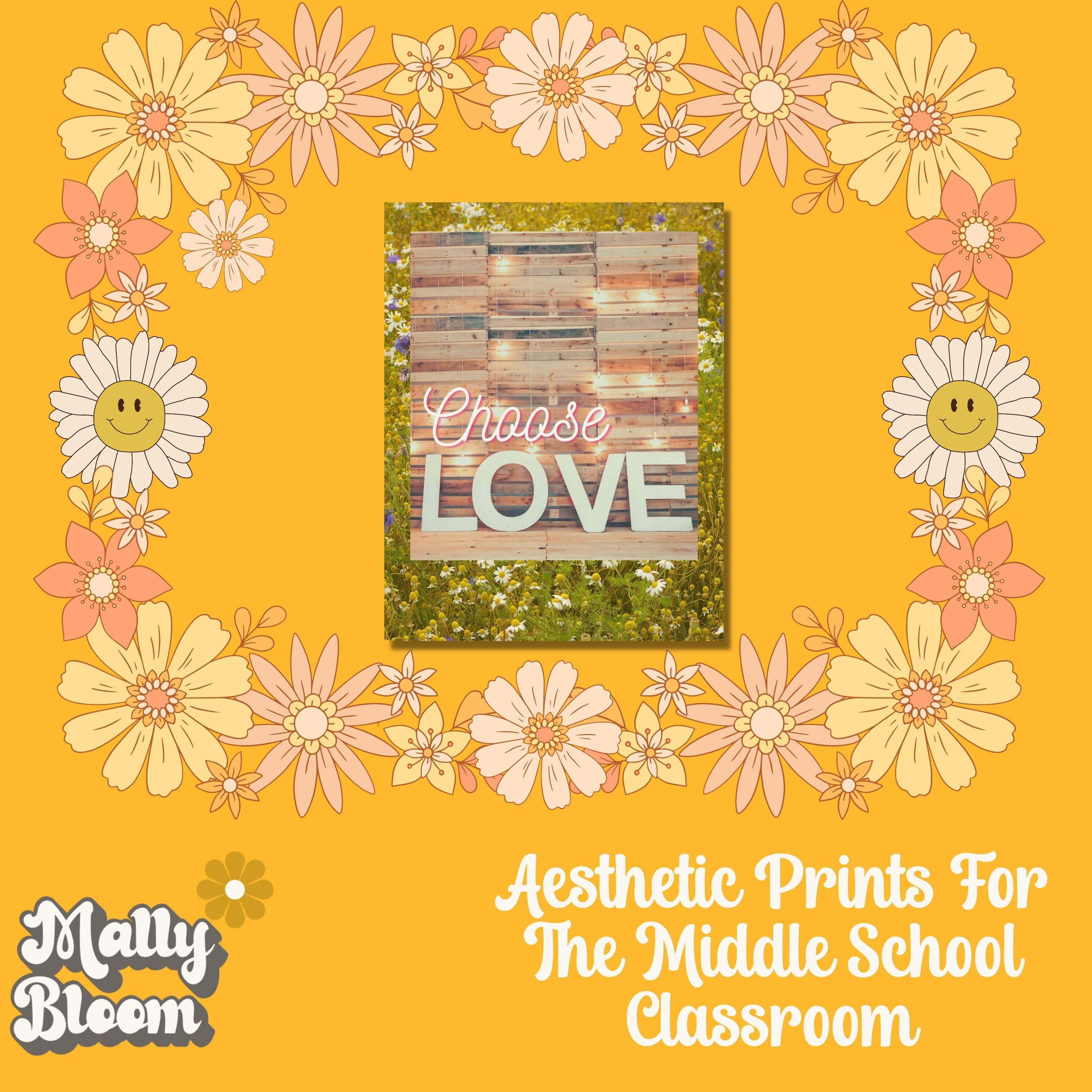 Middle School Boho Classroom Decor Growth Mindset Poster - Etsy