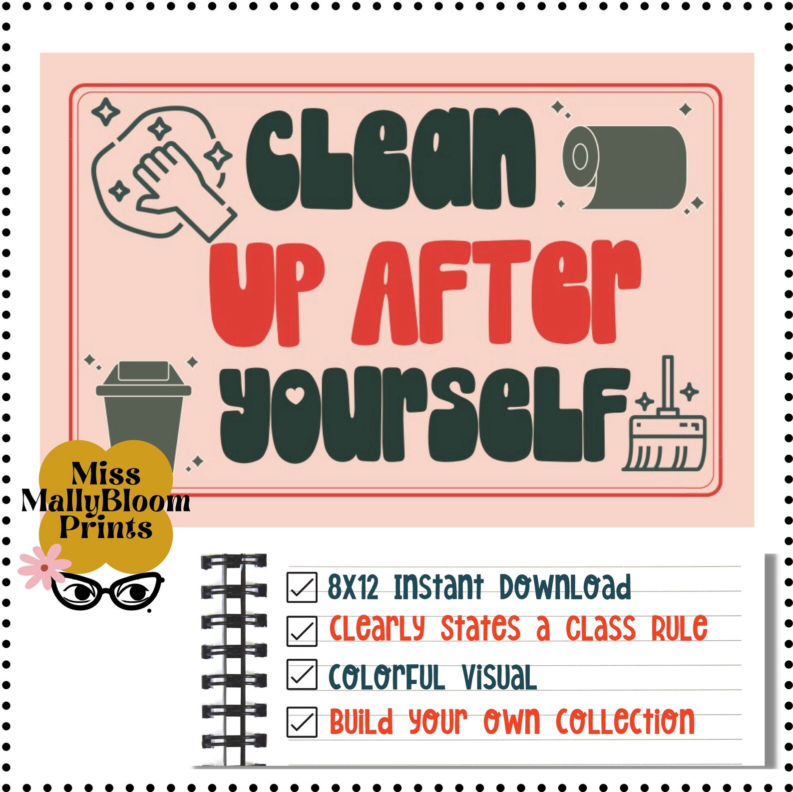 Classroom Rules Poster_bulletin Board Printables, Classroom Decor ...