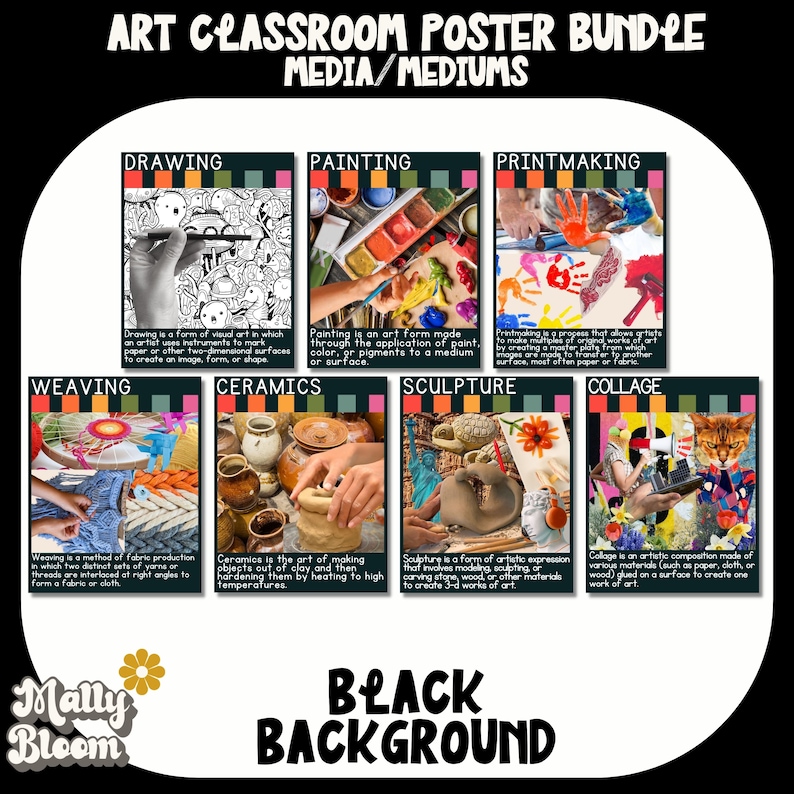 Art Classroom Poster Bundle Classroom Decor Classroom Poster - Etsy