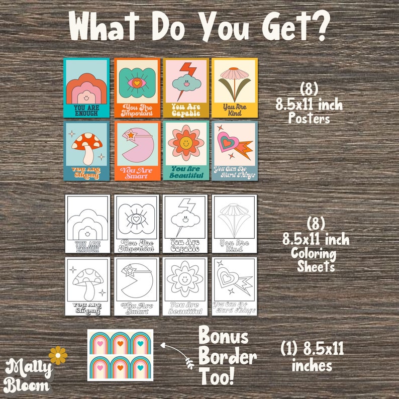 Affirmations for Classroom Poster Bundle Growth Mindset - Etsy