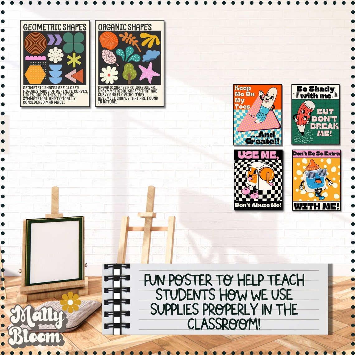 Art Classroom Decor, Art Room Posters, Art Teacher Decor, Art Classroom ...