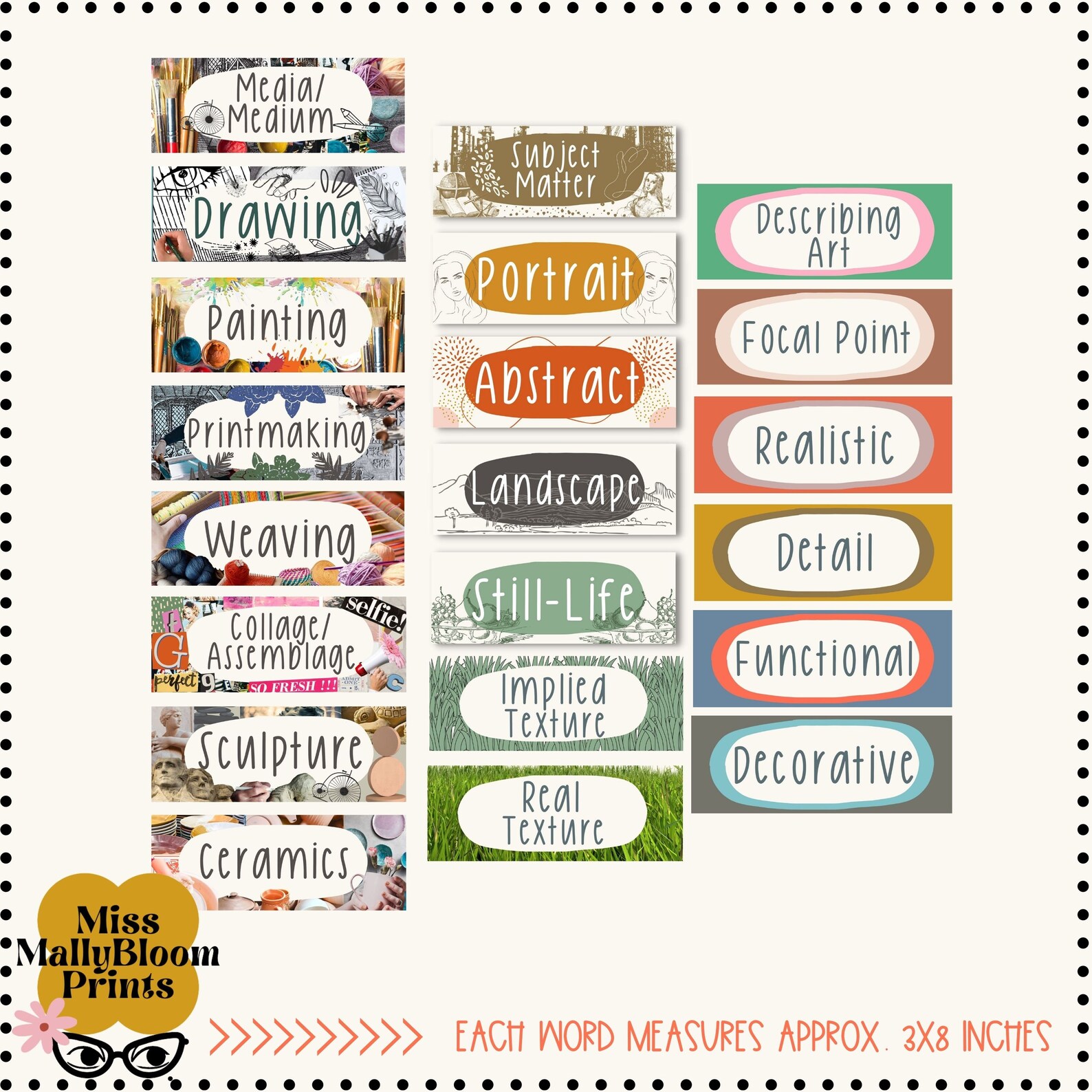 Word Wall Art Bundle Art Words Classroom Decor Word Wall - Etsy