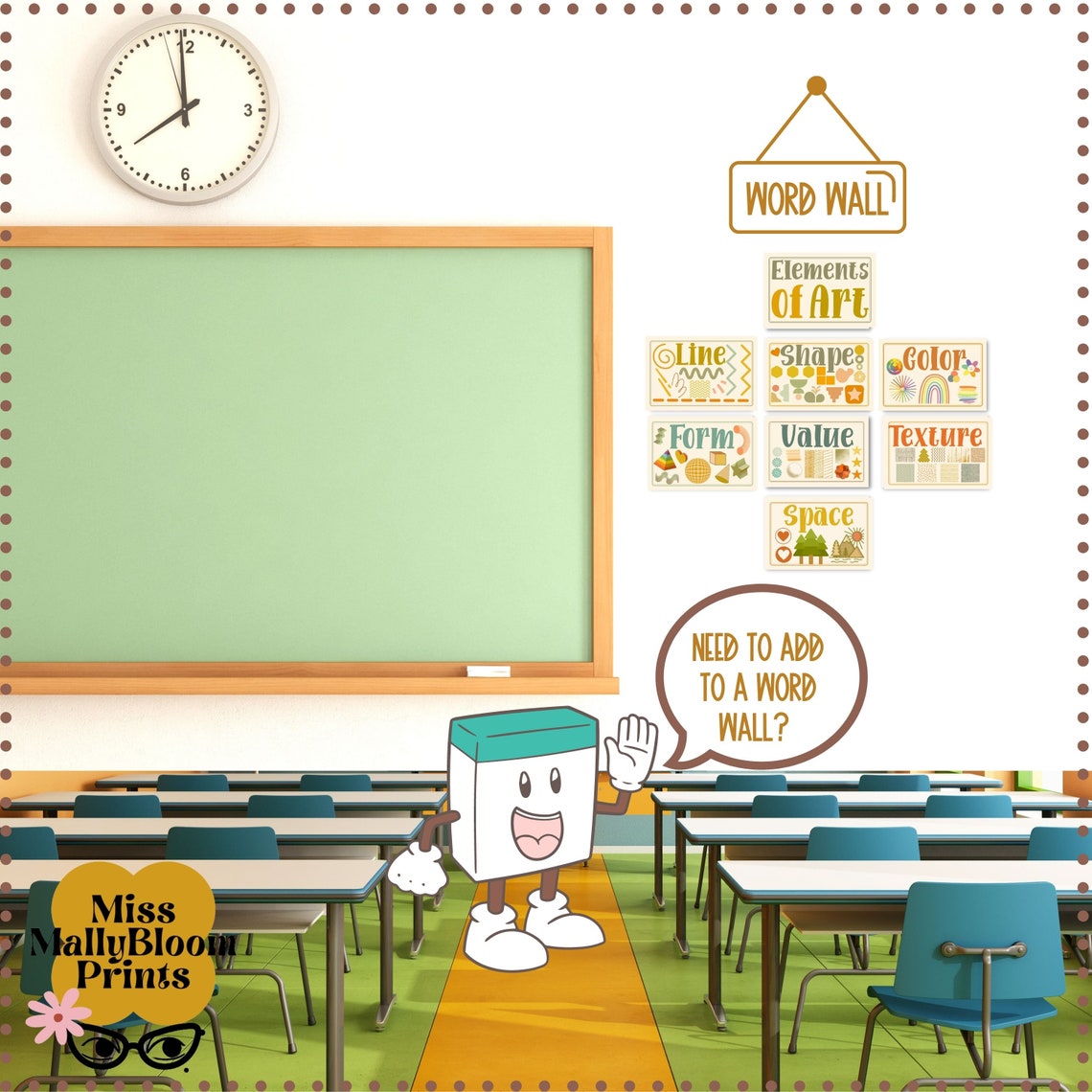 Art Classroom Poster Bundle Neutral Elements of Art Art - Etsy