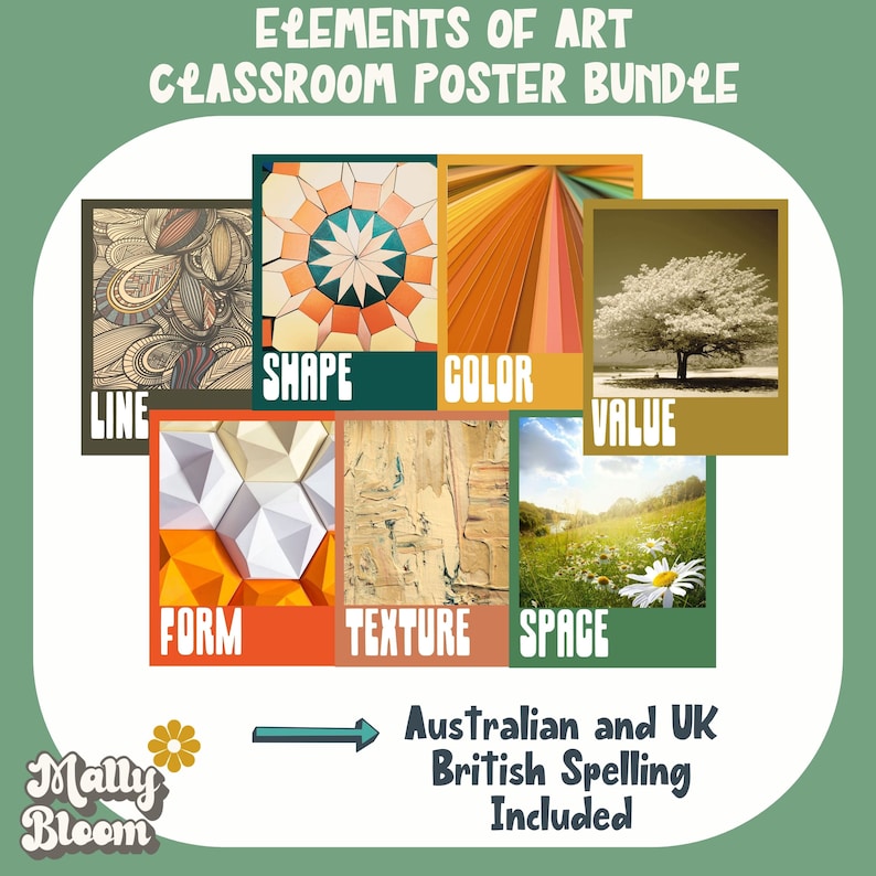 Elements of Art Poster Bundle Art Elements Decor Bundle Art - Etsy