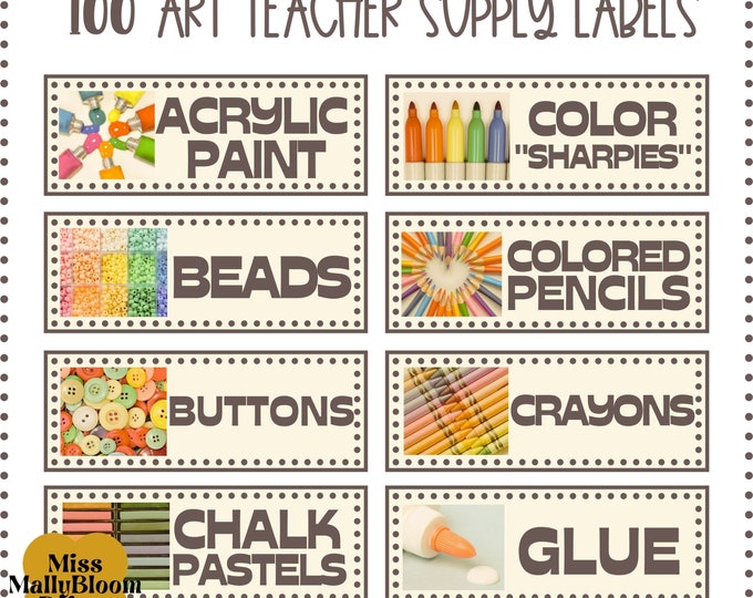 Classroom Poster Bundle, Rainbow Elements of Art Classroom Decor Bundle ...
