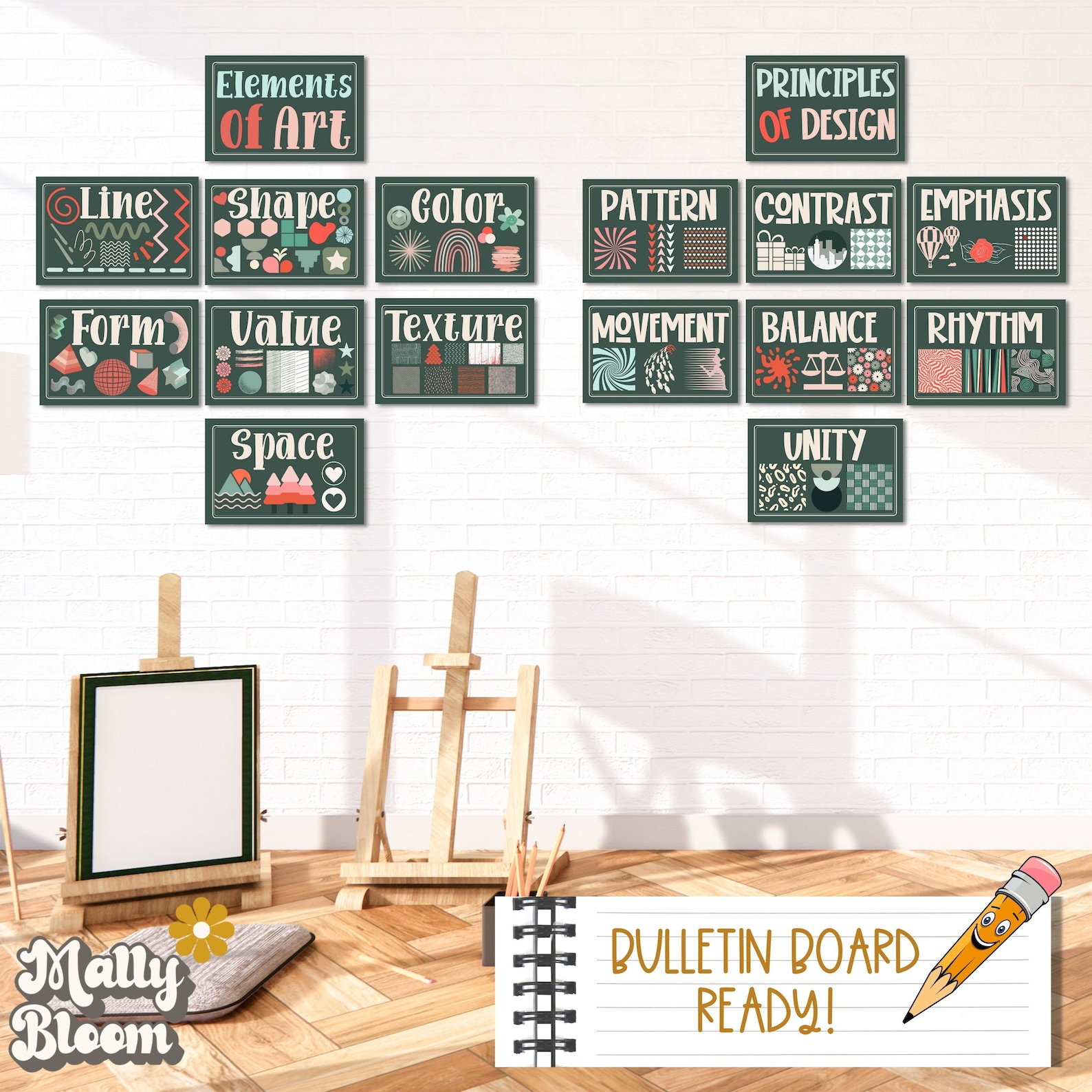 Elements and Principles Poster Bundle Principles of Design - Etsy