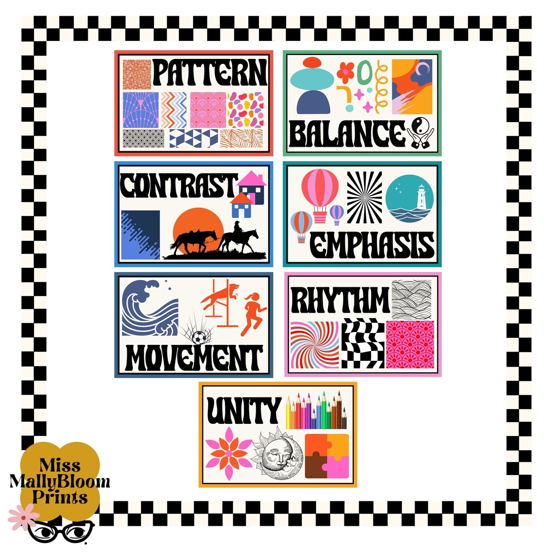 Principles of Design Poster Bundle Classroom Decorclassroom - Etsy
