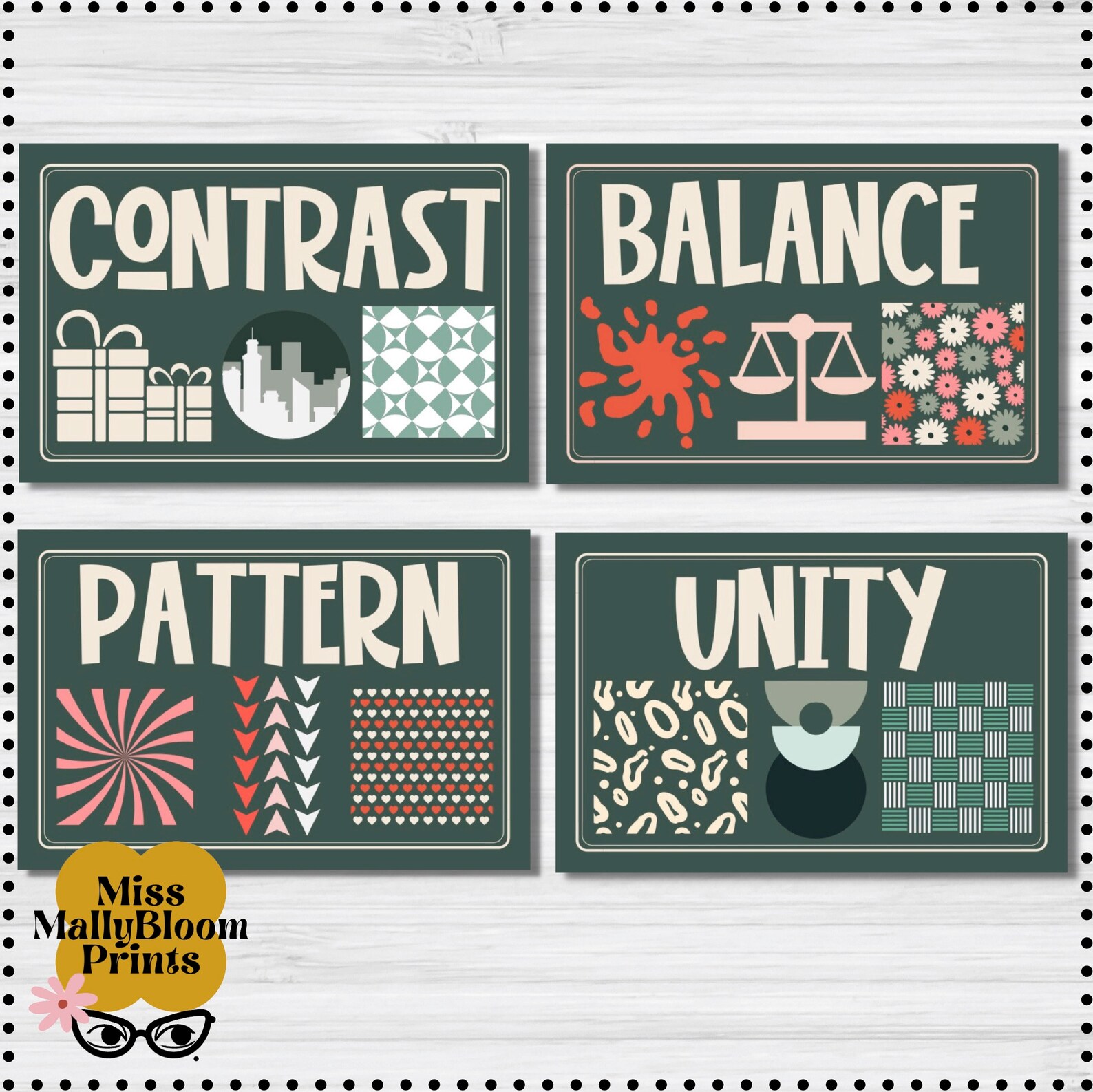 Classroom Poster Bundle Principles of Design Art Classroom - Etsy
