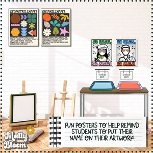 Art Classroom Poster, Art Teacher Decor, Art Classroom Rules,art Class ...