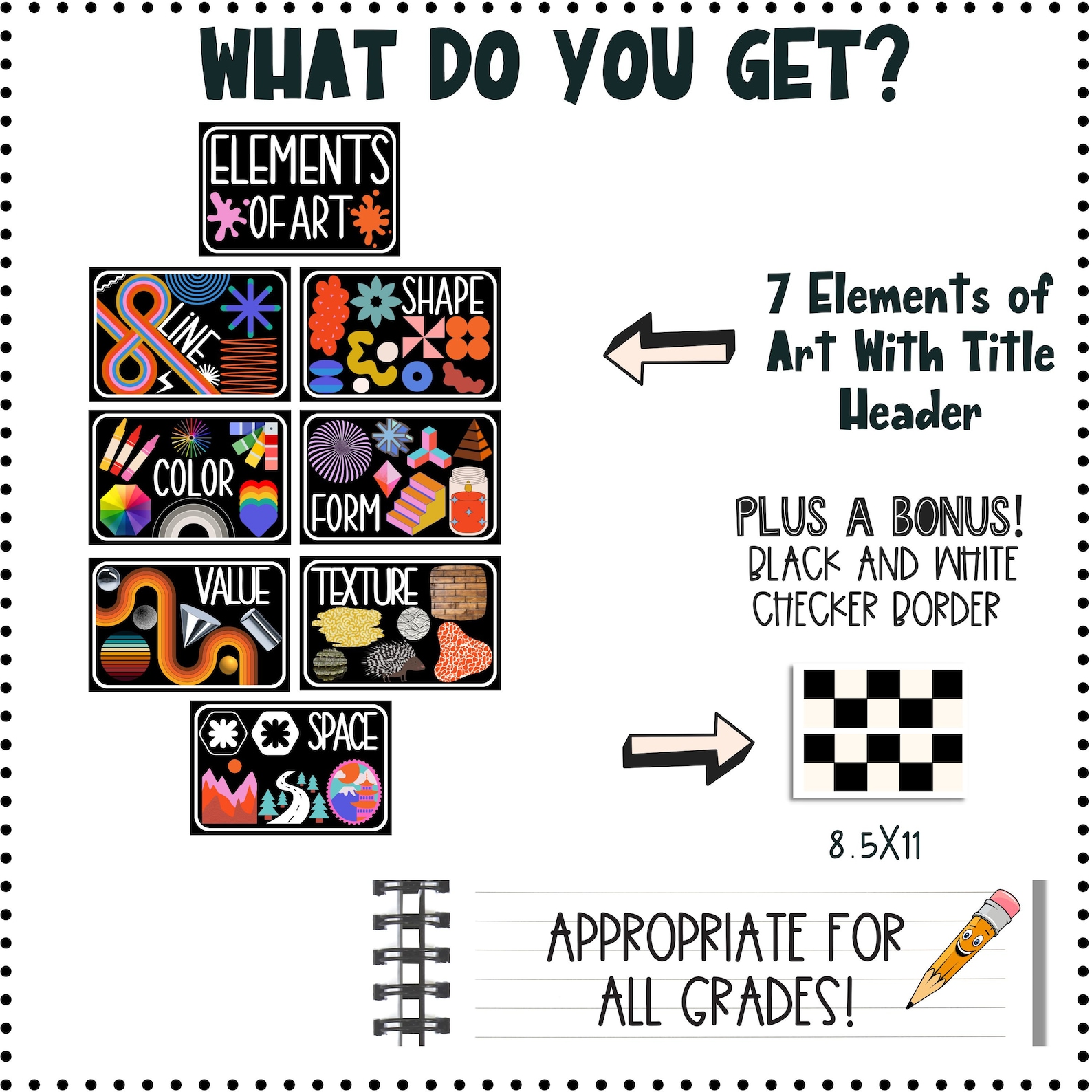 Elements of Art, Art Elements Poster Bundle, Art Classroom Decor ...