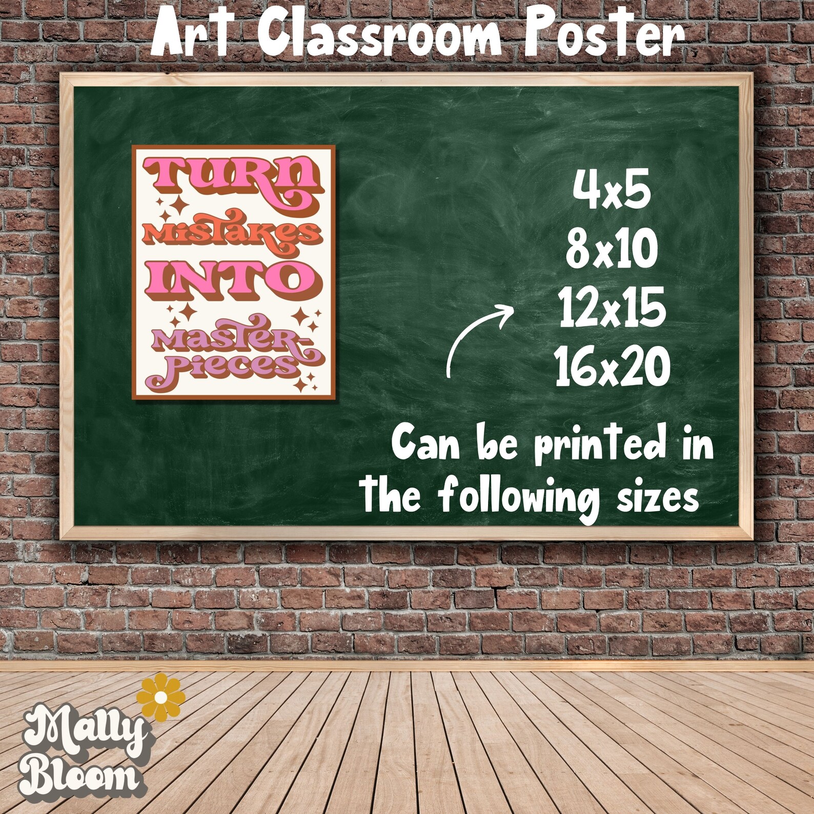 Growth Mindset Classroom Rules Poster, Art Classroom Decor, Art Teacher ...