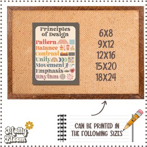 Elements of Art Classroom Poster, Art Classroom Wall Decor , Art ...