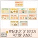Elements and Principles Poster Bundle Principles of Design Elements of ...