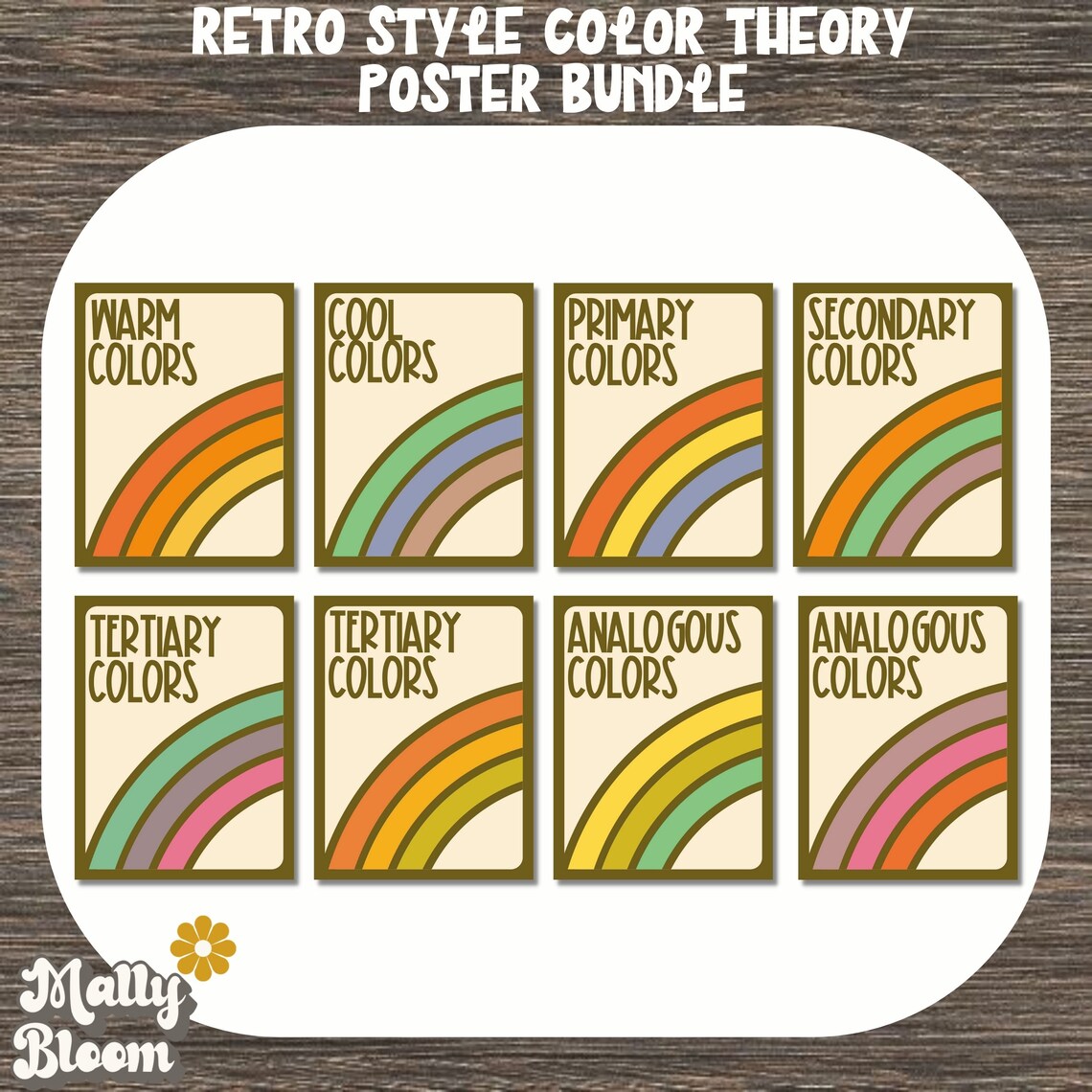 Art Classroom Decorcolor Theory Poster Bundlecolor Wheelart - Etsy
