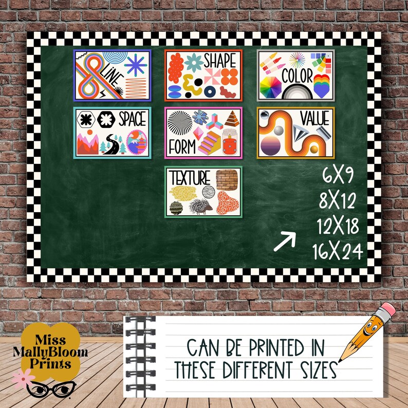 Elements of Art Poster Bundle Classroom Decor Classroom - Etsy
