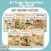 Art Classroom Decor Bundle, Elements of Art, Principles of Design ...