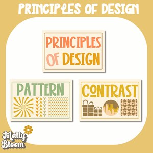Classroom Poster Bundle, Principles of Design, Art Classroom Decor ...