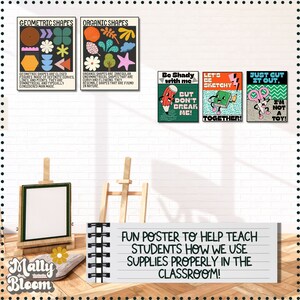 Art Classroom Rules and Procedure Poster, Art Classroom Decor,art ...