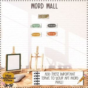 Printable Word Wall Art, Classroom Labels, Classroom Decor, Word Wall ...