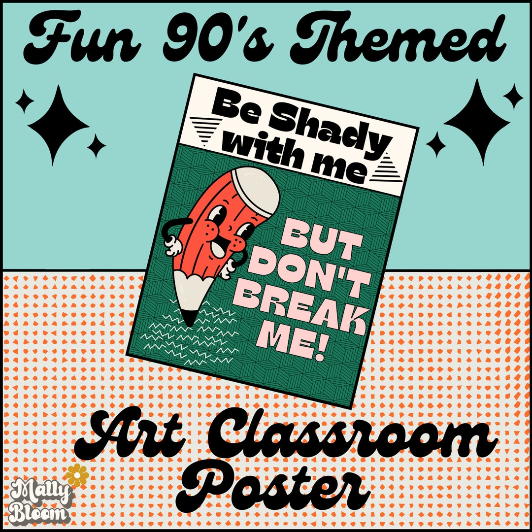 Art Classroom Rules and Procedure Poster, Art Classroom Decor,art ...