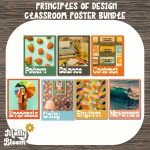 Principles of Design Poster Bundle Elements and Principles - Etsy