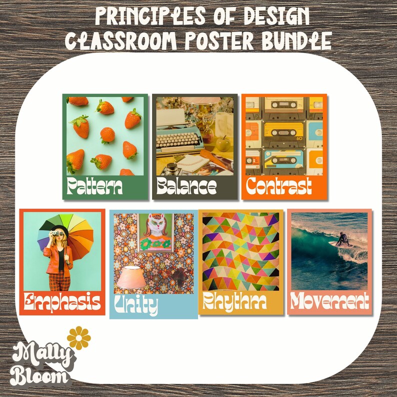 Principles of Design Poster Bundle Elements and Principles - Etsy
