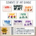 Classroom Poster Bundle, Elements of Art, Art Classroom Decor Bundle ...