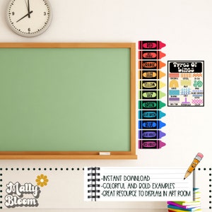 Art Classroom Poster Printable, Classroom Decor, Classroom Poster ...