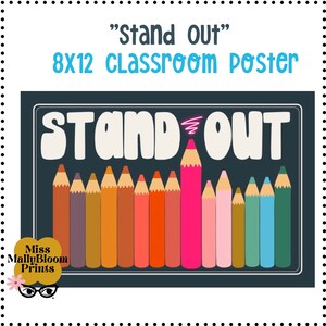 Growth Mindset Classroom Poster Art Room Decor Bulletin | Etsy