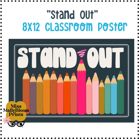 Growth Mindset Classroom Poster Art Room Decor Bulletin | Etsy