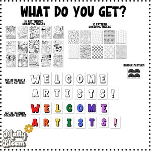 Art Bulletin Board Kit, Art Room Decor, Art Teacher Decor, Back to ...