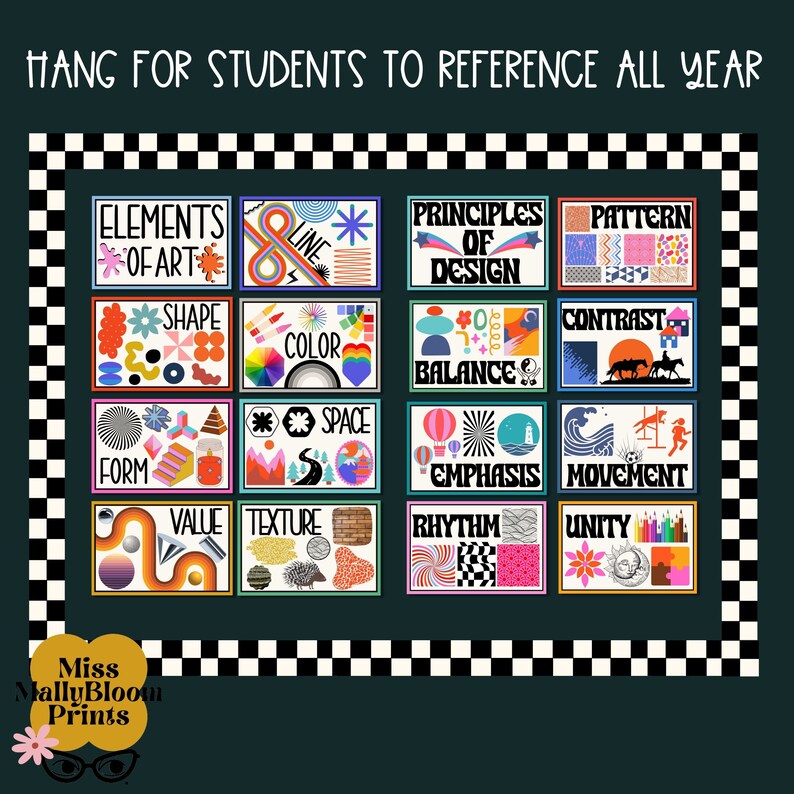 Elements of Art Principles of Design Poster Bundle Classroom - Etsy