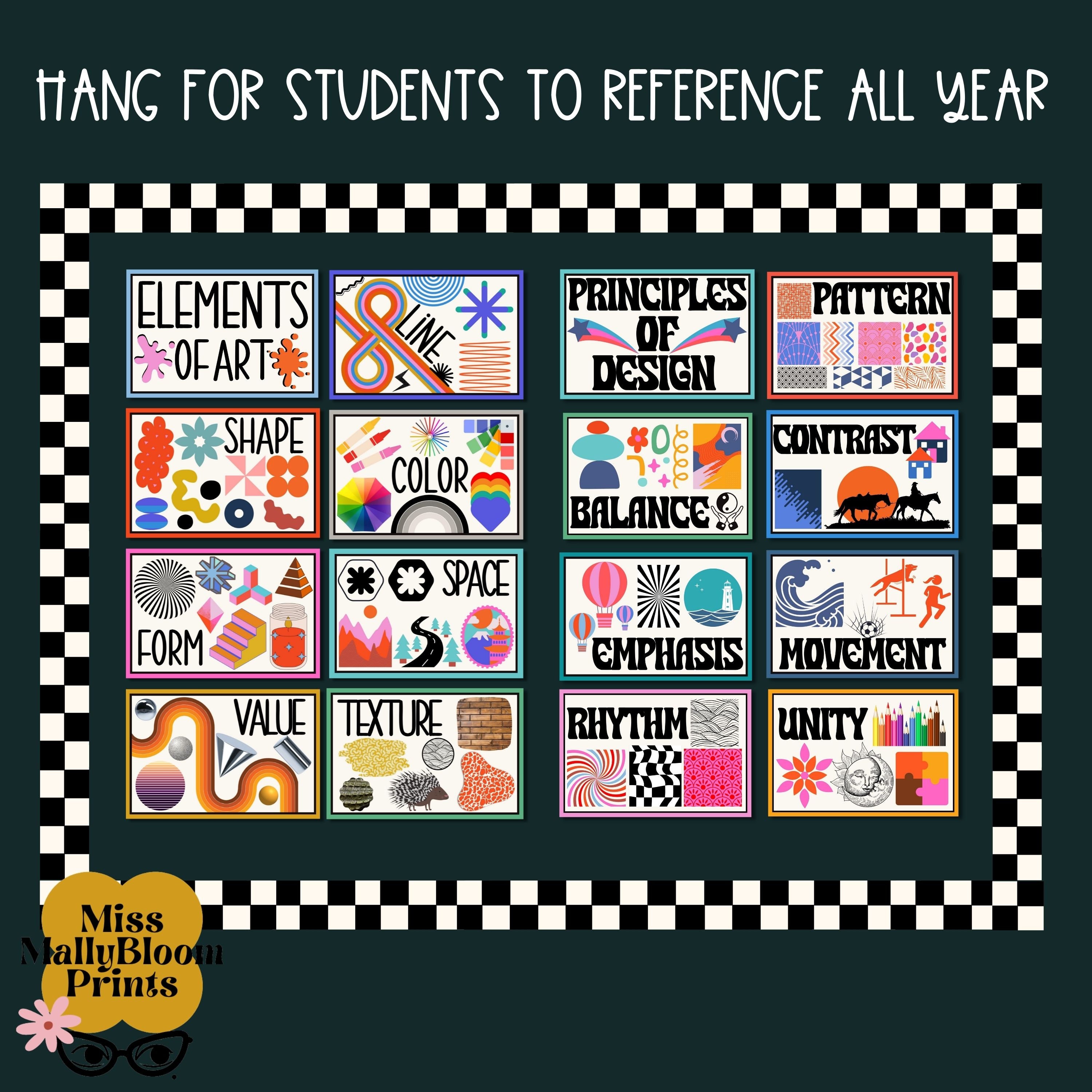 Elements Of Art Principles Of Design Poster Bundle