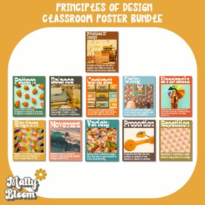 Elements and Principles Posters, Elements of Art Poster Bundle ...