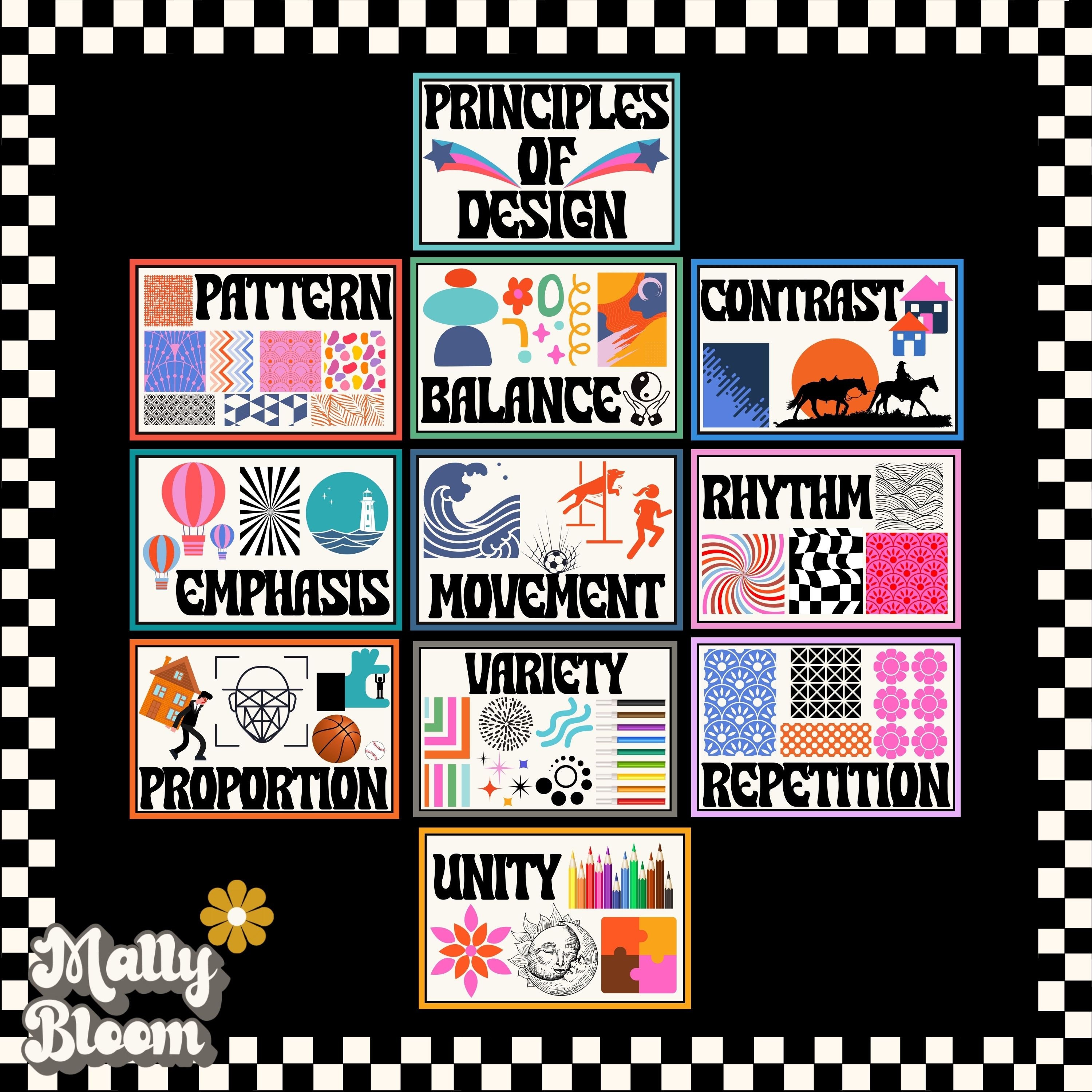 Principles of Design Poster Bundle, Classroom Decor,classroom Poster ...