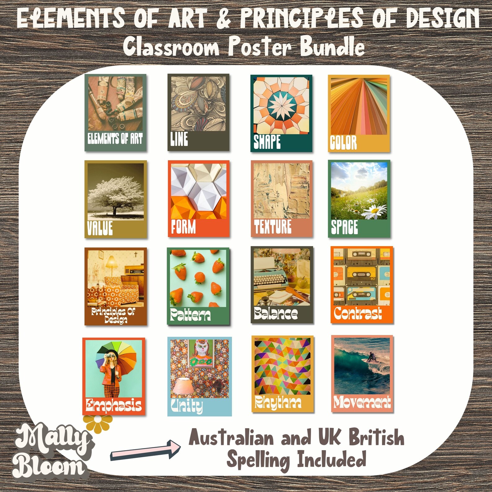 Elements of Art Poster Bundle Principles of Design Posters - Etsy
