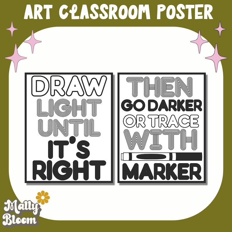Art Classroom Poster, Art Room Decor, Art Teacher Bulletin Board ...