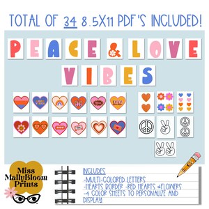 Valentine's Day Bulletin Board Kit or Classroom Valentines Decor, Easy ...