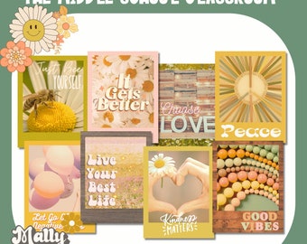 Growth Mindset Poster Bundle Middle School Classroom Prints High School ...