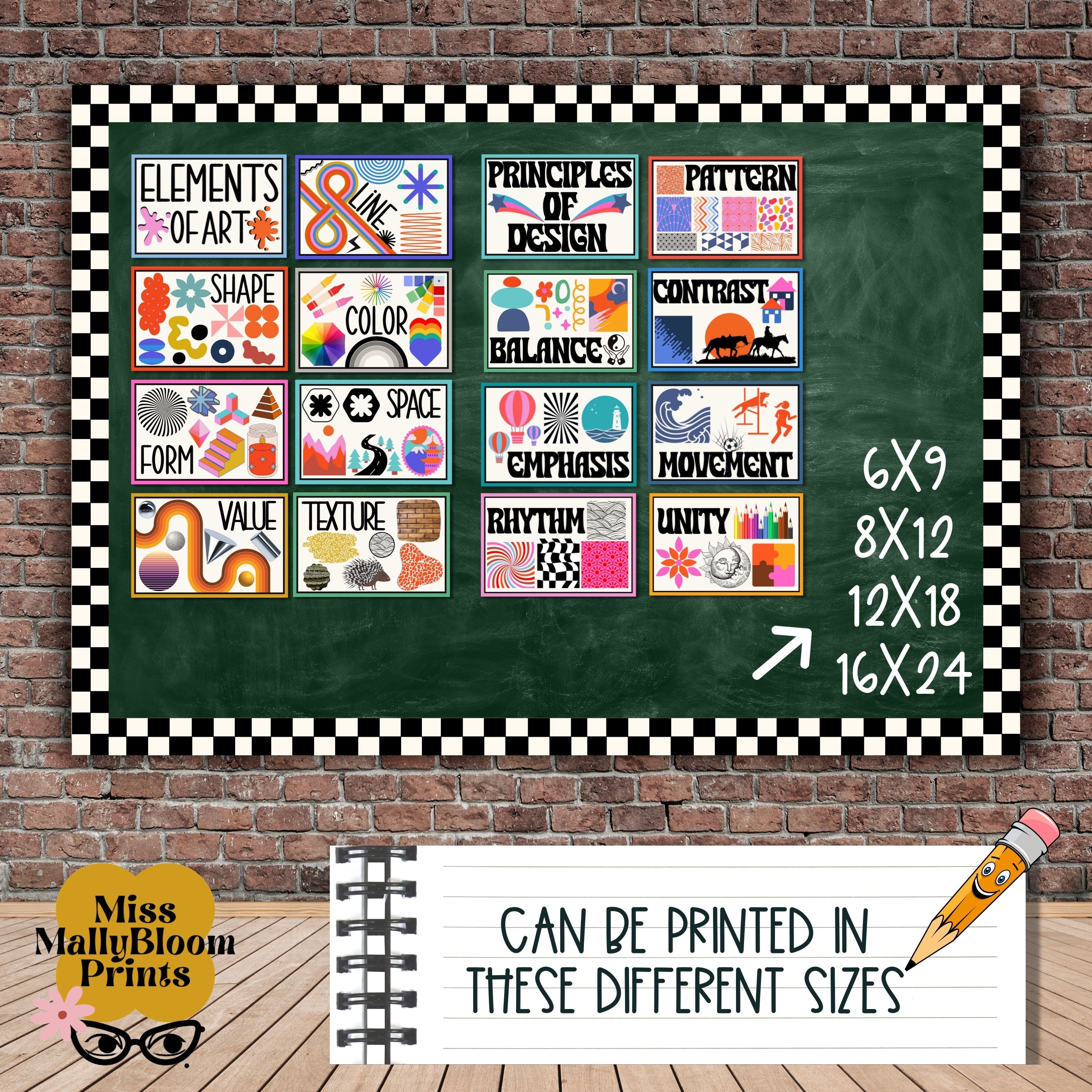 Elements of Art Principles of Design Poster Bundle Classroom - Etsy UK