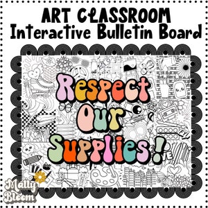 Art Classroom Decor, Bulletin Board Kit, Art Room Decor, Art Teacher ...