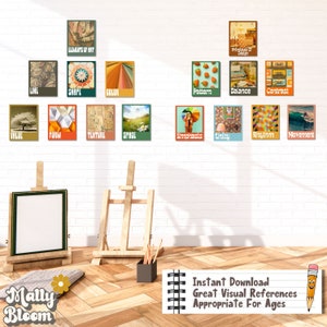 Elements of Art Poster Bundle, Principles of Design Posters, Art ...